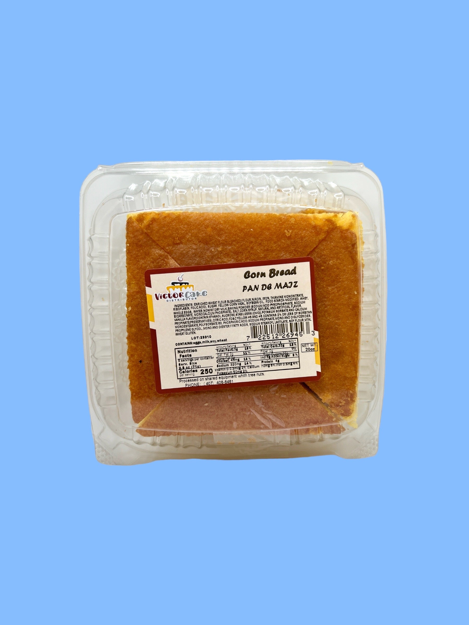 VICTOR CAKE - CORN BREAD – Delicias Distributions LLC